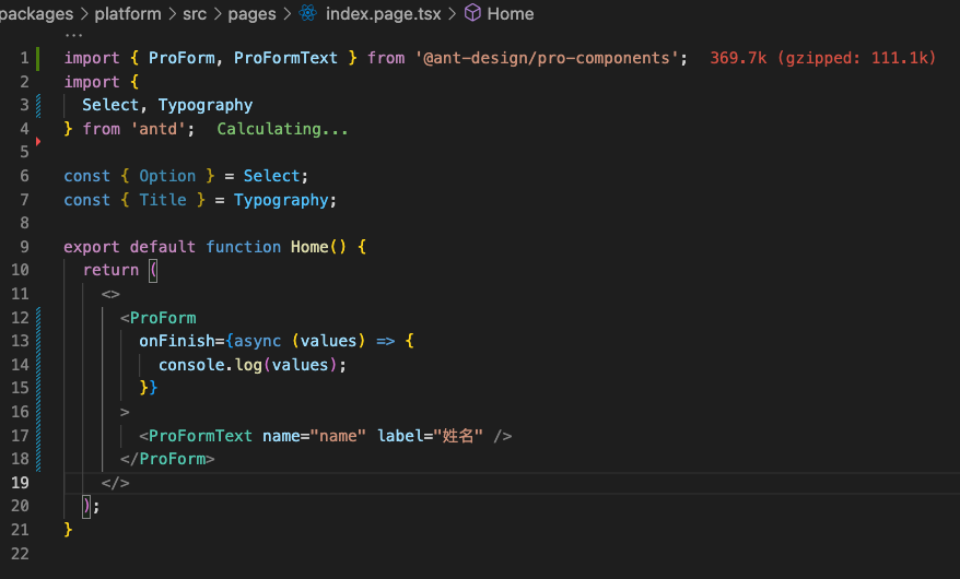 🐛[BUG] Nextjs 13.2.4 报错警告 · Issue #6816 · ant-design/pro-components · GitHub