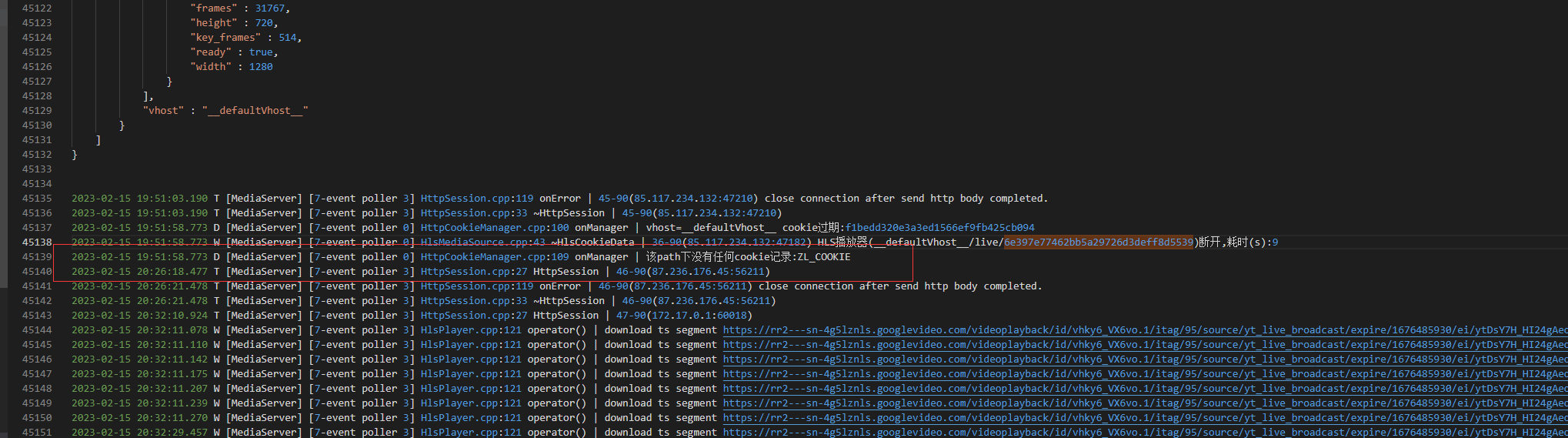 Bug Hls Streaming When The Source M3u8 Has No Data It Repeatedly Prompts Decodercpp226 