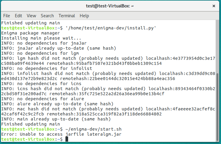 Corrupted Enigma error after fresh install · Issue #1134 · enigma-dev/enigma-dev · GitHub