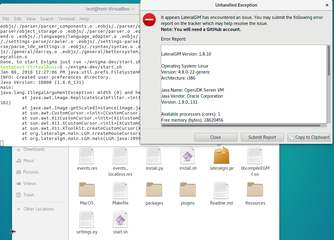 Corrupted Enigma error after fresh install · Issue #1134 · enigma-dev/enigma-dev · GitHub
