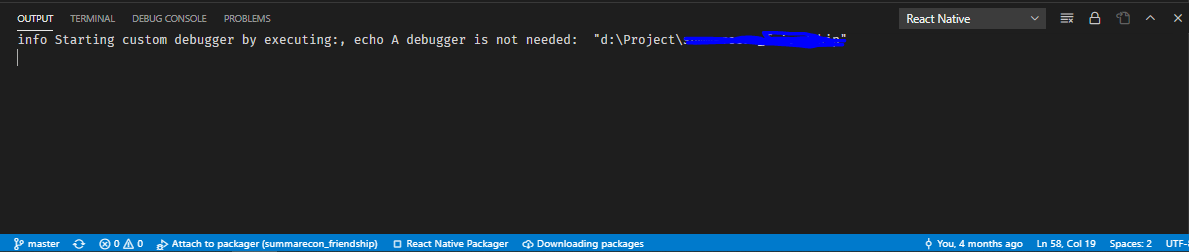 Debugging Rn Apps With Custom Port Throwing Timeout While Connecting To Remote Debugger