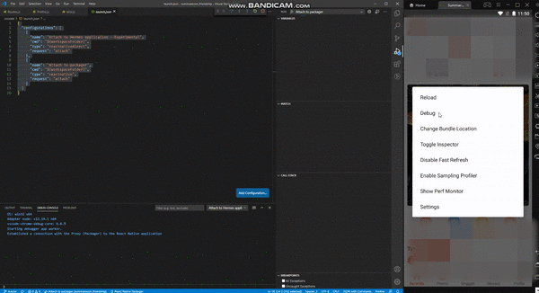 Debugging RN Apps with Custom Port throwing "Timeout while connecting to remote debugger ...