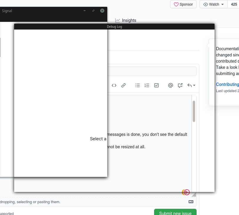 Empty window until resize · Issue #5070 · signalapp/Signal-Desktop · GitHub