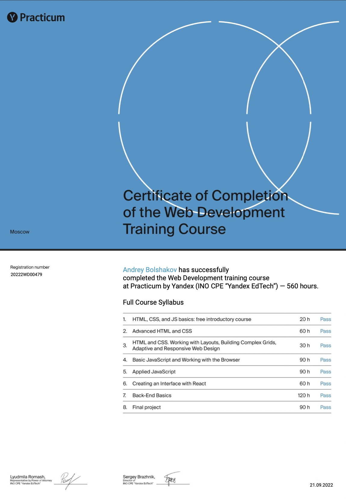 BolshakovAndrey (Andrey Bolshakov) · GitHub