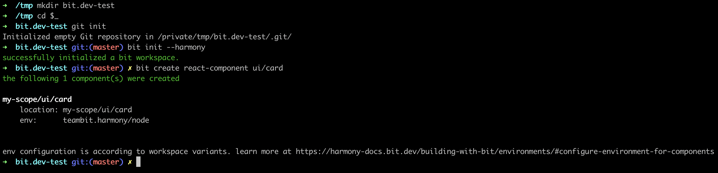 Can't create a component from a template · Issue #4139 · teambit/bit · GitHub