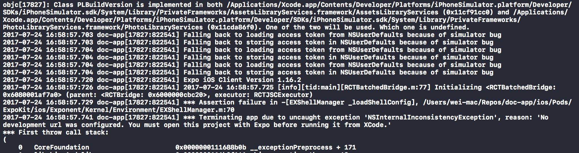 detached project crashed when running · Issue #403 · expo/expo · GitHub detached project crashed when running · Issue #403 · expo/expo · GitHub