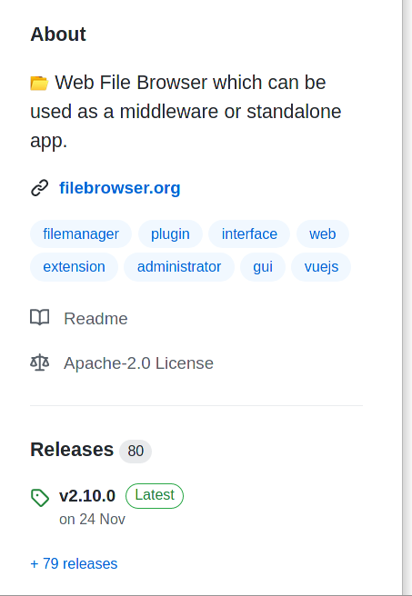 Can it still be used as a middleware? · Issue #1153 · filebrowser/filebrowser · GitHub