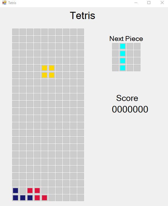 GitHub - RodrigoPenedo/TetrisCSharp: Tetris made using windows forms