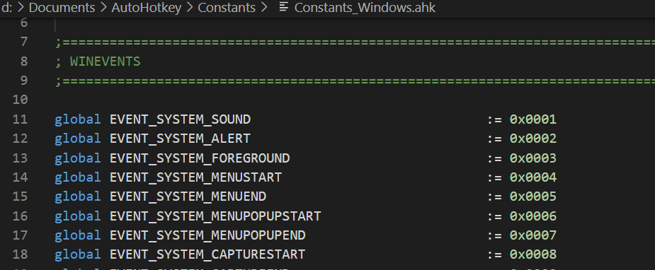 [Suggestion] Put built in vars in another category · Issue #88 · zero-plusplus/vscode-autohotkey ...