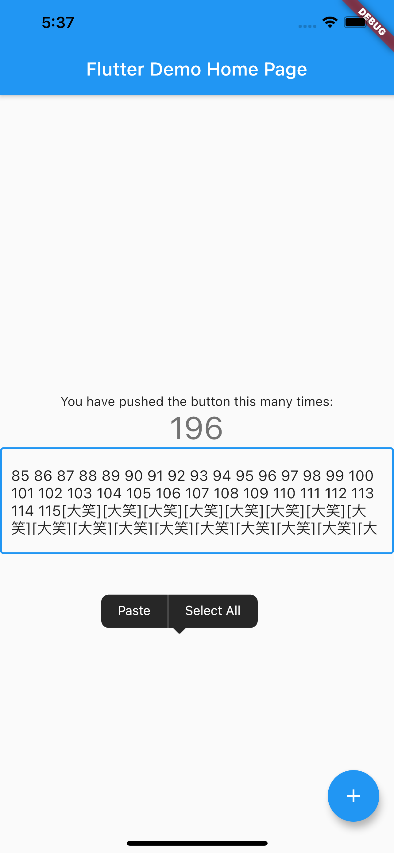SelectionControls position changes after selecting lengthy / scrollable text in Textfield ...