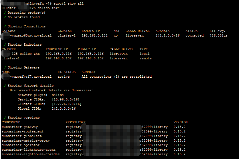Connection between two clusters error · Issue #2724 · submariner-io/submariner · GitHub