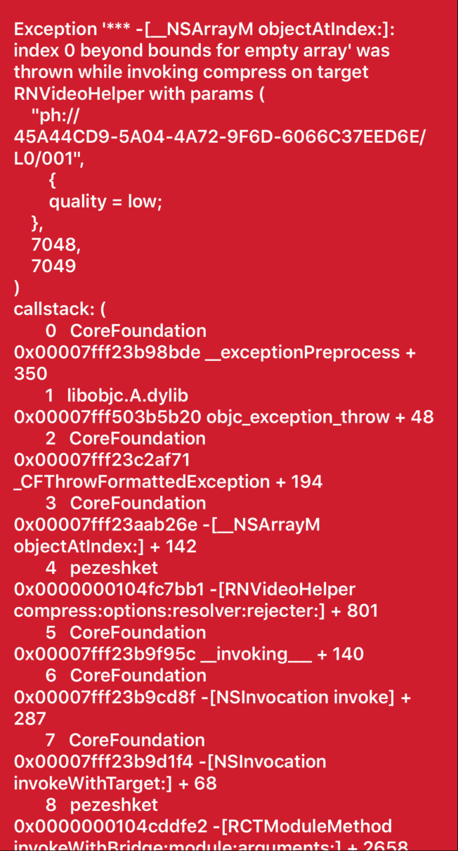 Camera roll issue on iOS · Issue #9 · classapp/react-native-video-helper · GitHub