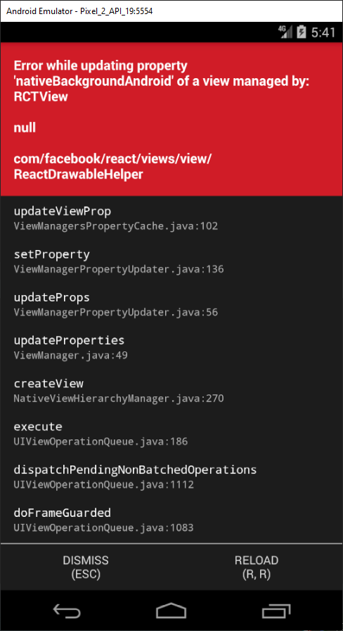 Tabs , Error while updating 'nativeBackgroundAndroid' · Issue #3214 · GeekyAnts/NativeBase · GitHub