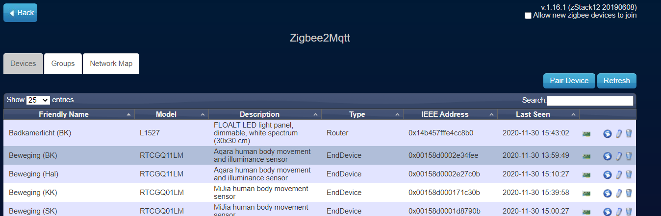 Zigbee2mqtt Doesnt Load Overview Of Devices · Issue 468 · Stas Demydiukdomoticz Zigbee2mqtt