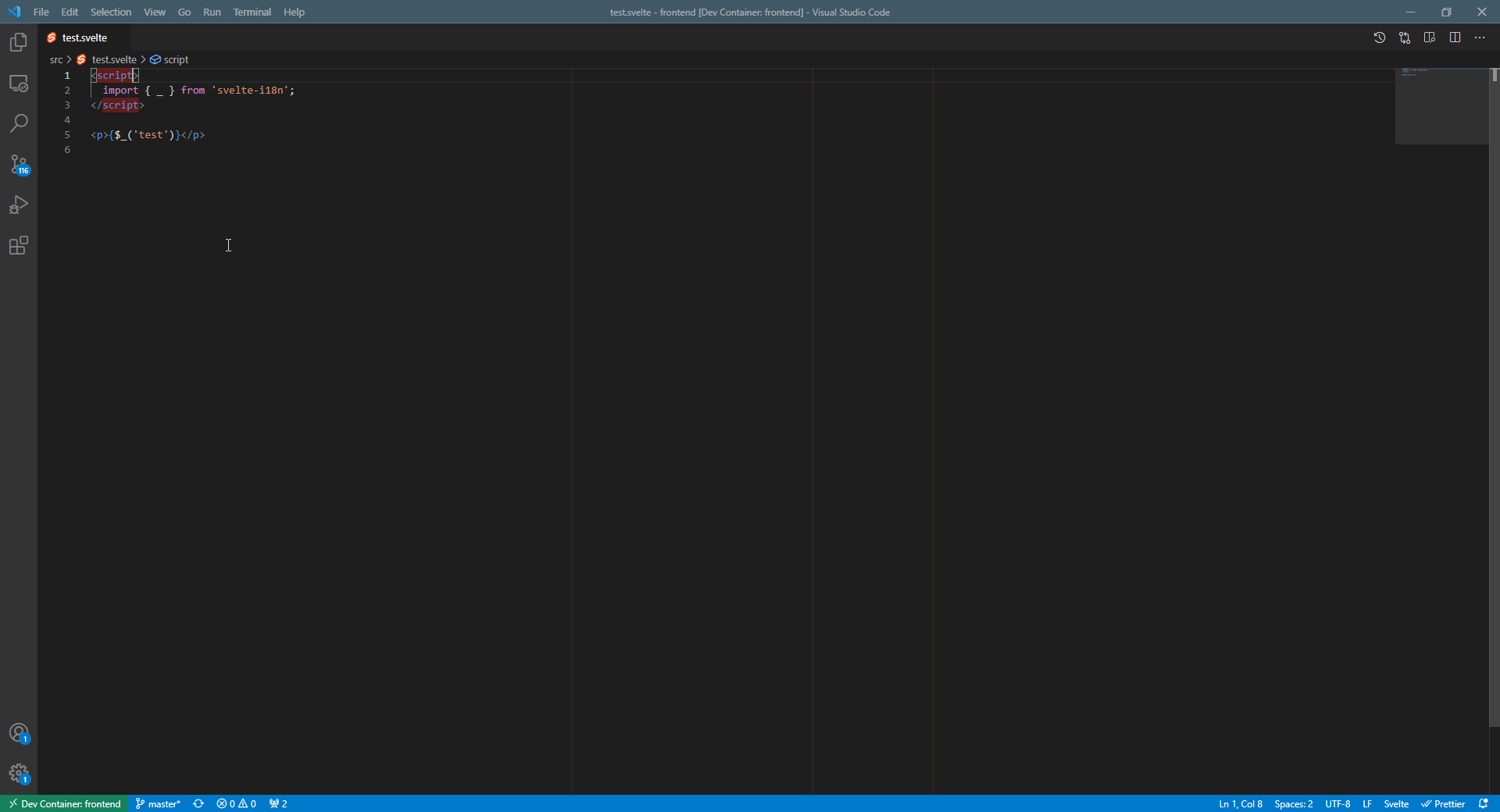 Ωignore StartΩ In Svelte Files · Issue 879 · Sveltejs Language Tools · Github