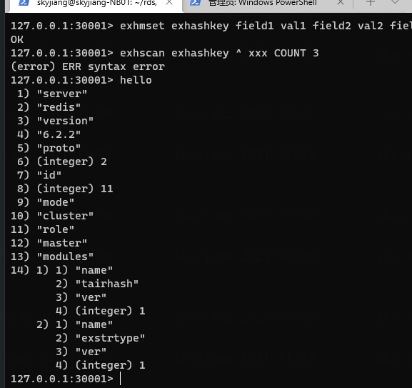 [Bug Report] EXHSCAN command syntax error · Issue #10 · tair-opensource/TairHash · GitHub