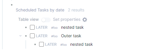 Possible Bug with Query Results · Issue #6983 · logseq/logseq · GitHub