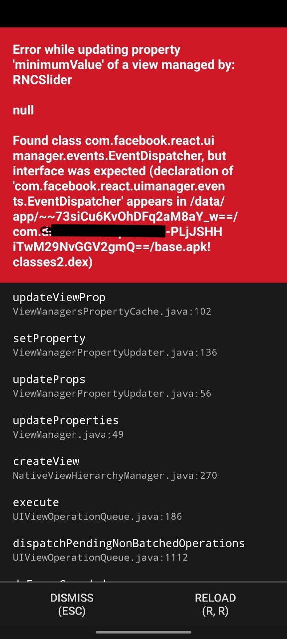 topChange null error while updating a property · Issue #437 · callstack/react-native-slider · GitHub