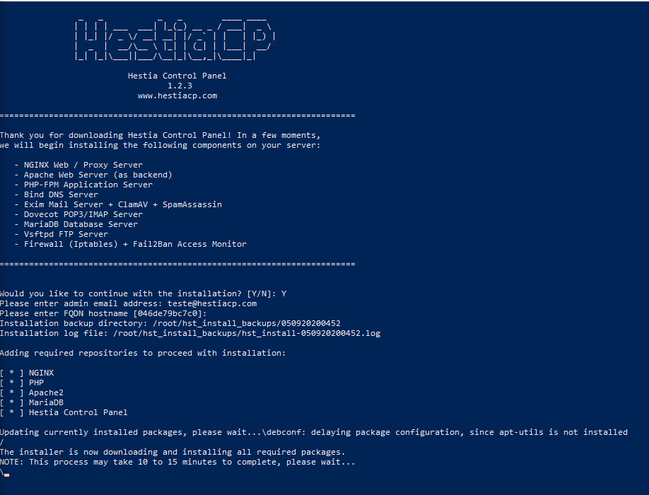 [Bug] Docker - Auto-Instaler's have small bugs · Issue #1140 · hestiacp/hestiacp · GitHub