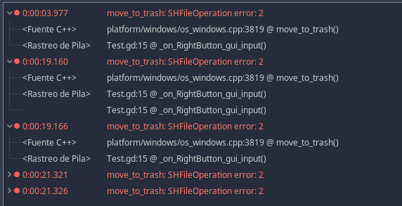 Crash when using `OS.move_to_trash()` on a path that does not exist · Issue #67137 · godotengine ...