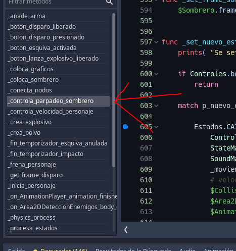 Indicate the function the caret is currently located at in the script editor · Issue #5919 ...
