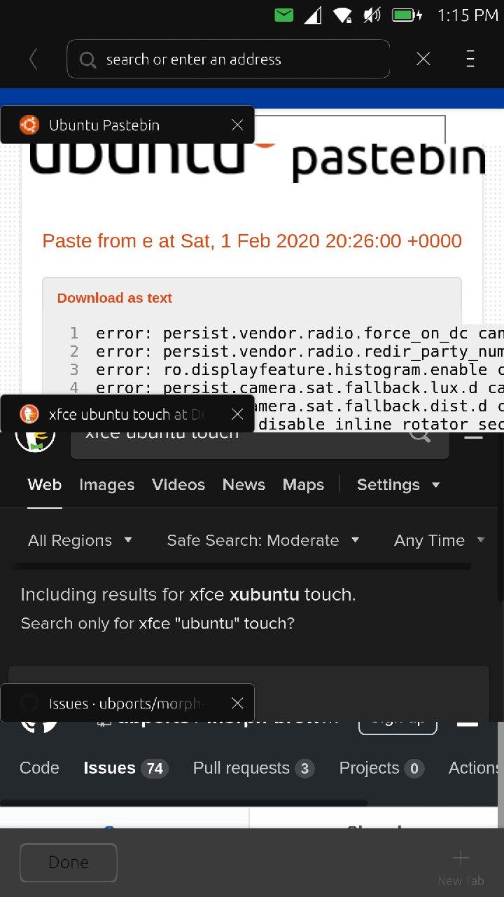 Scaling flags causing problems · Issue #287 · ubports/morph-browser · GitHub