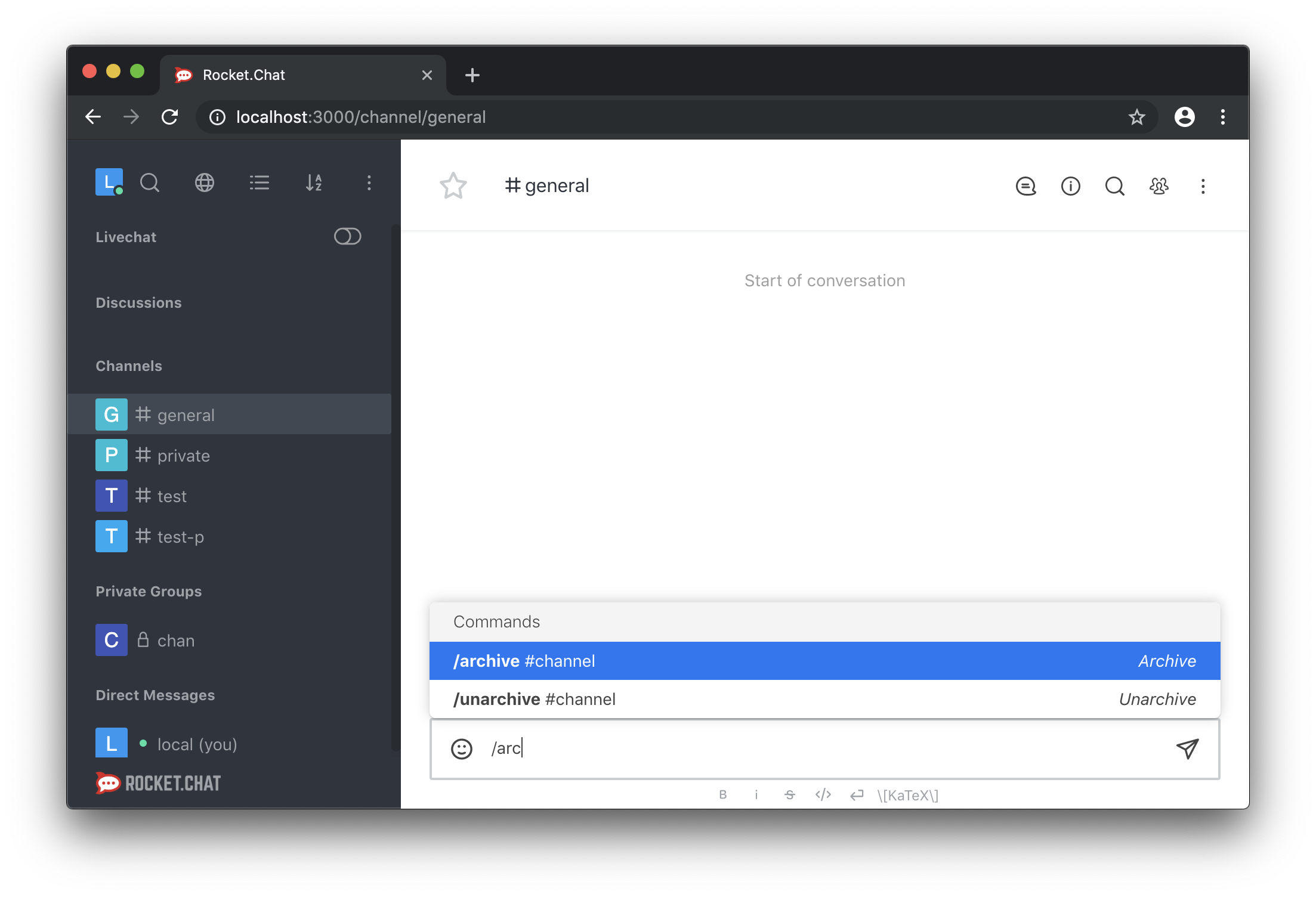 Hide Slashcommands If Not Permissions · Issue 15519 · Rocketchatrocketchat · Github 