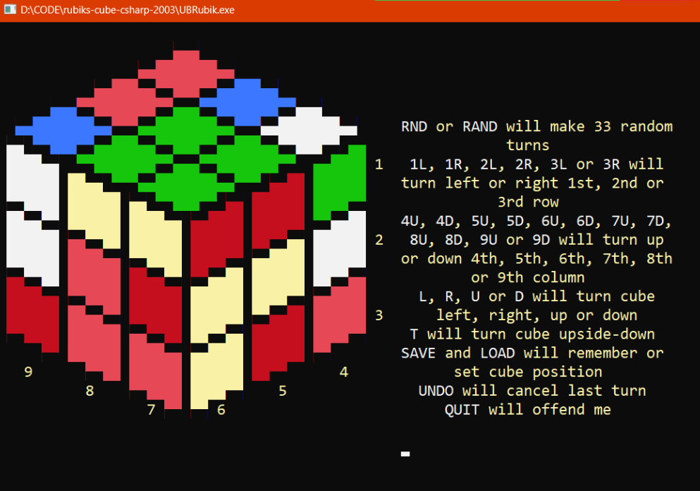 GitHub - UniBreakfast/rubiks-cube-2003