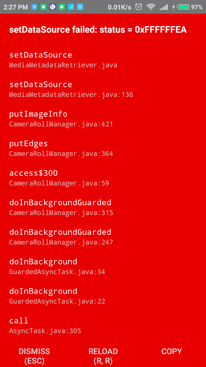 Cameraroll Getphotos Crash If Device Has No Videos Or Images · Issue