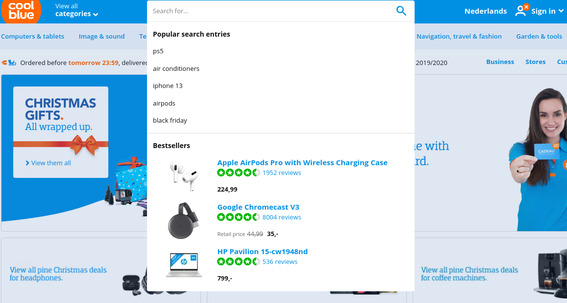 [Broken Website] Coolblue search bar · Issue #7719 · darkreader/darkreader · GitHub