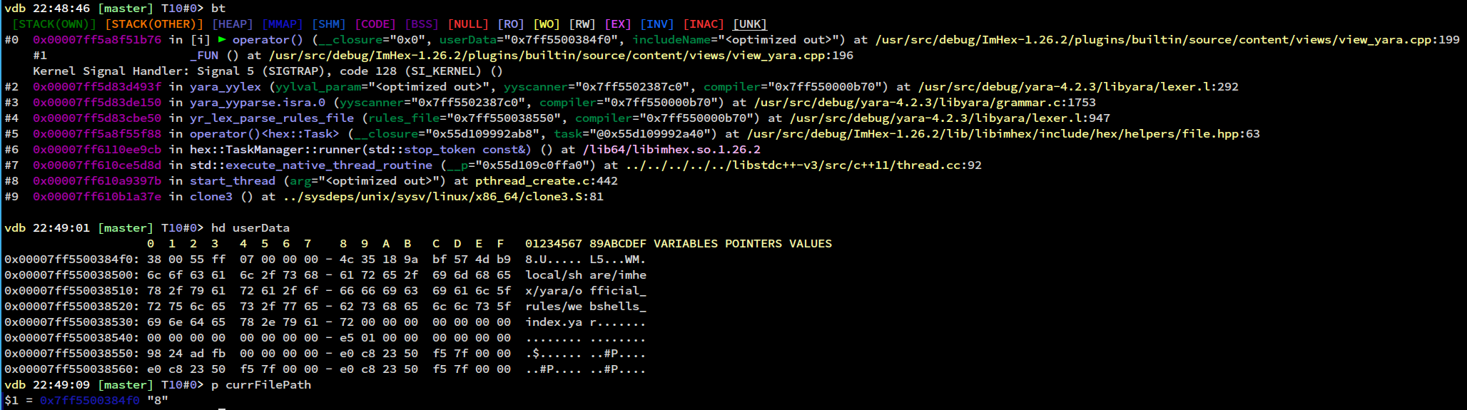 [Bug] include with relative files not working for yara files · Issue #875 · WerWolv/ImHex · GitHub