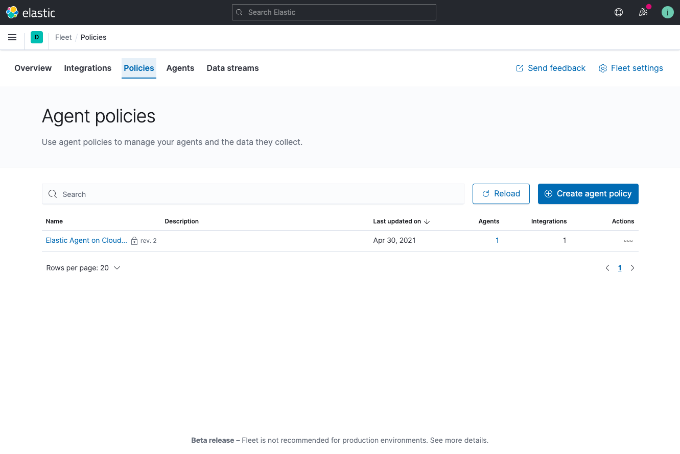 [Fleet] Enrollment token is not displayed in the 'Add Agent' flyout if the policy has a non ...