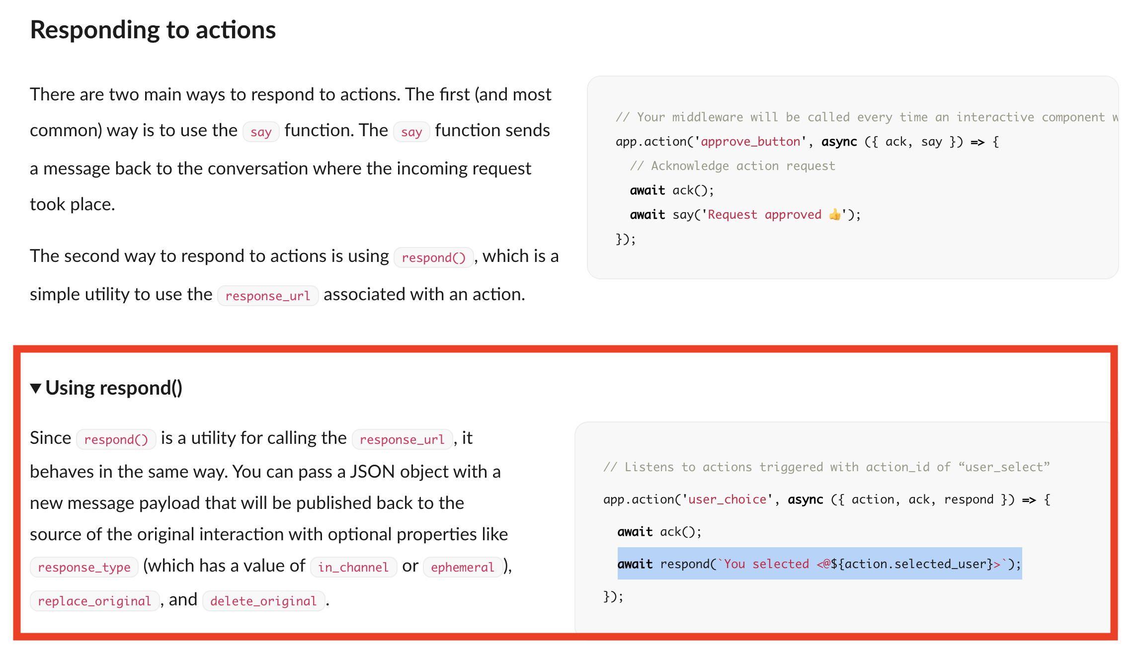 Ack call timeout · Issue #1345 · slackapi/bolt-js · GitHub