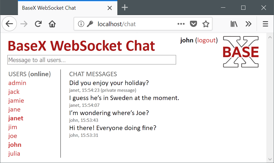Websocket Support · Issue 1449 · Basexdb Basex · Github