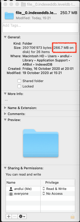 Table.put() yields huge amount of storage space · Issue #1147 · dexie ...