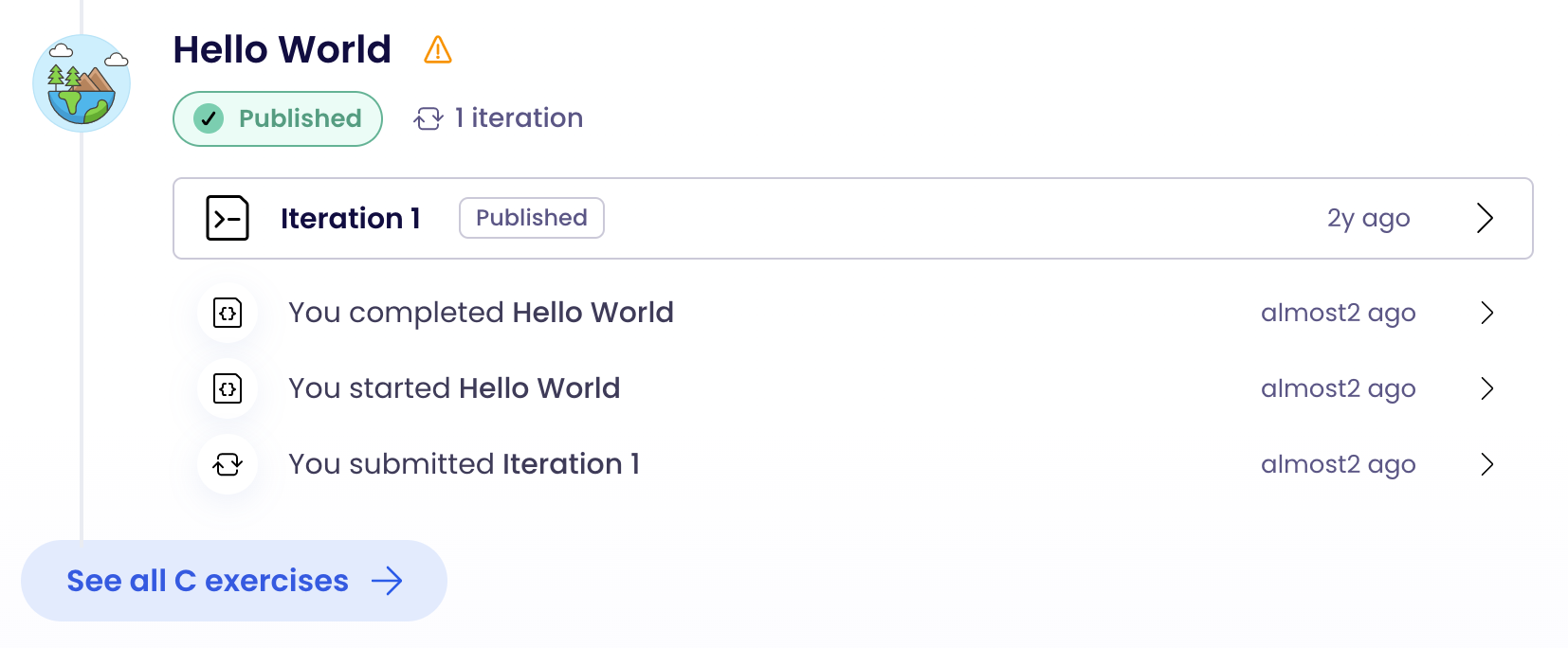 Website Badly Formatted Activity Time · Issue 6567 · Exercism Exercism · Github