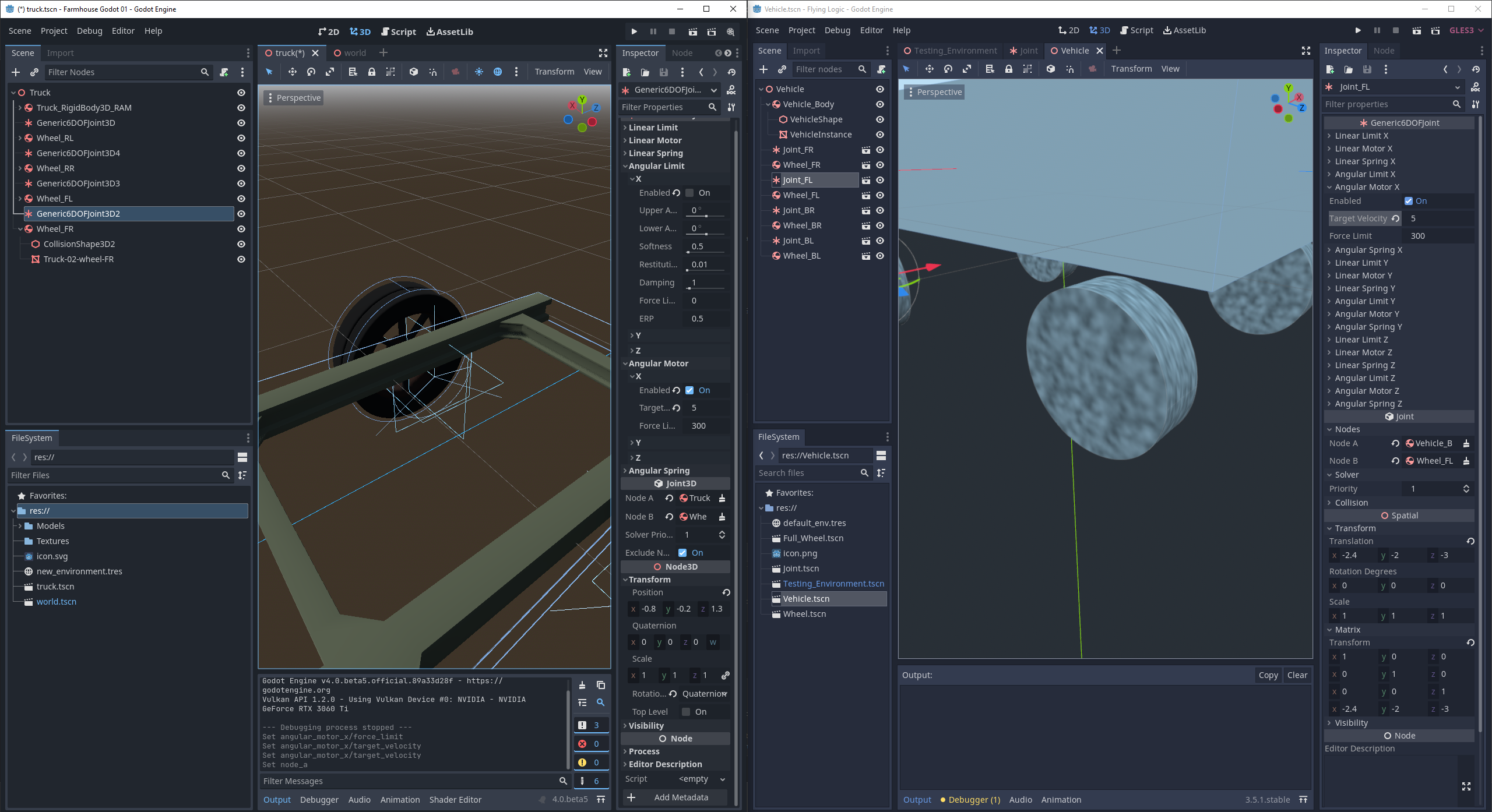 Angular Motor of 6DOF Joint isn't working predictably in Godot 4.0 · Issue #68852 · godotengine ...