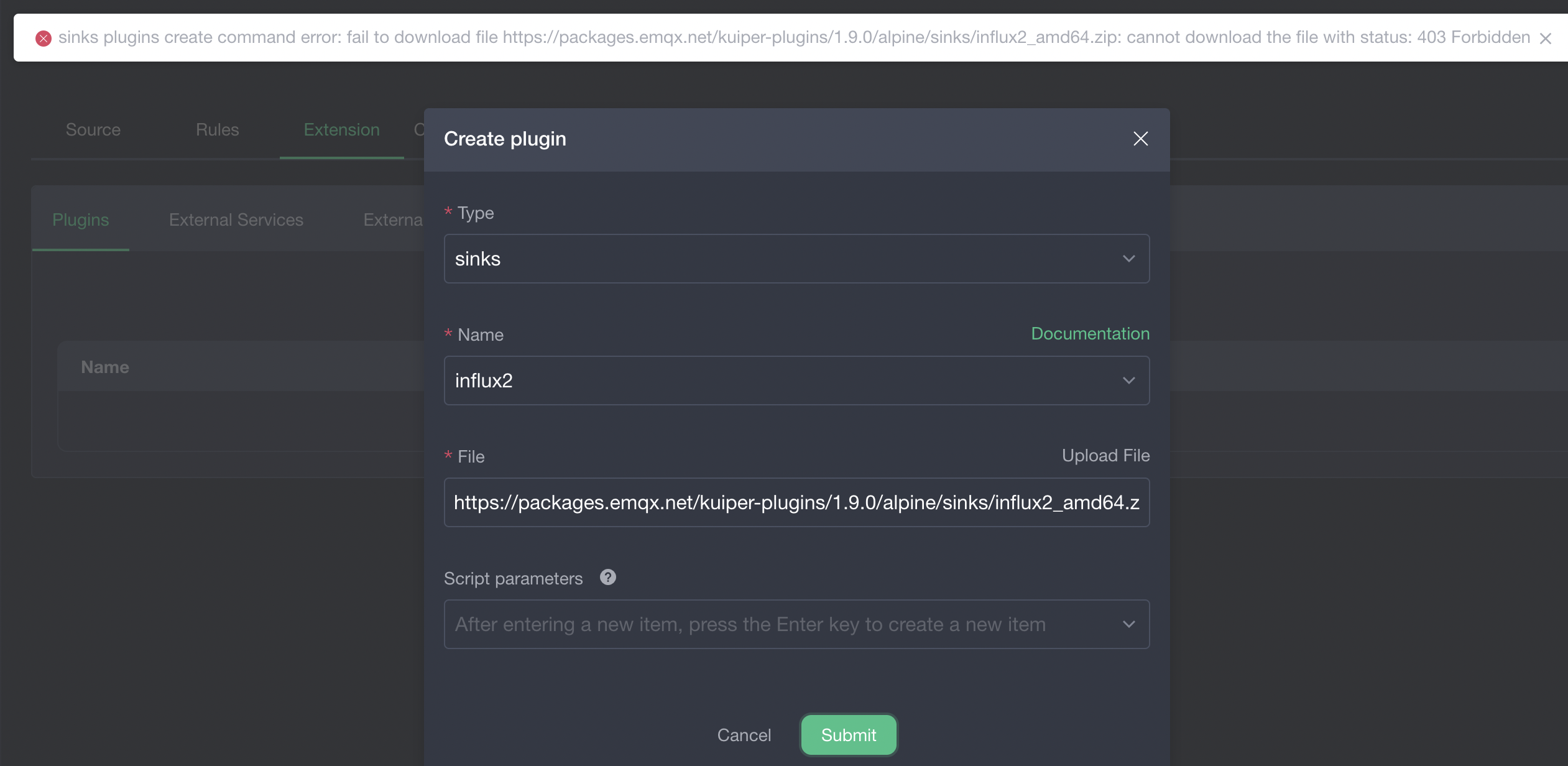 install influx2 failed · Issue #1739 · lf-edge/ekuiper · GitHub
