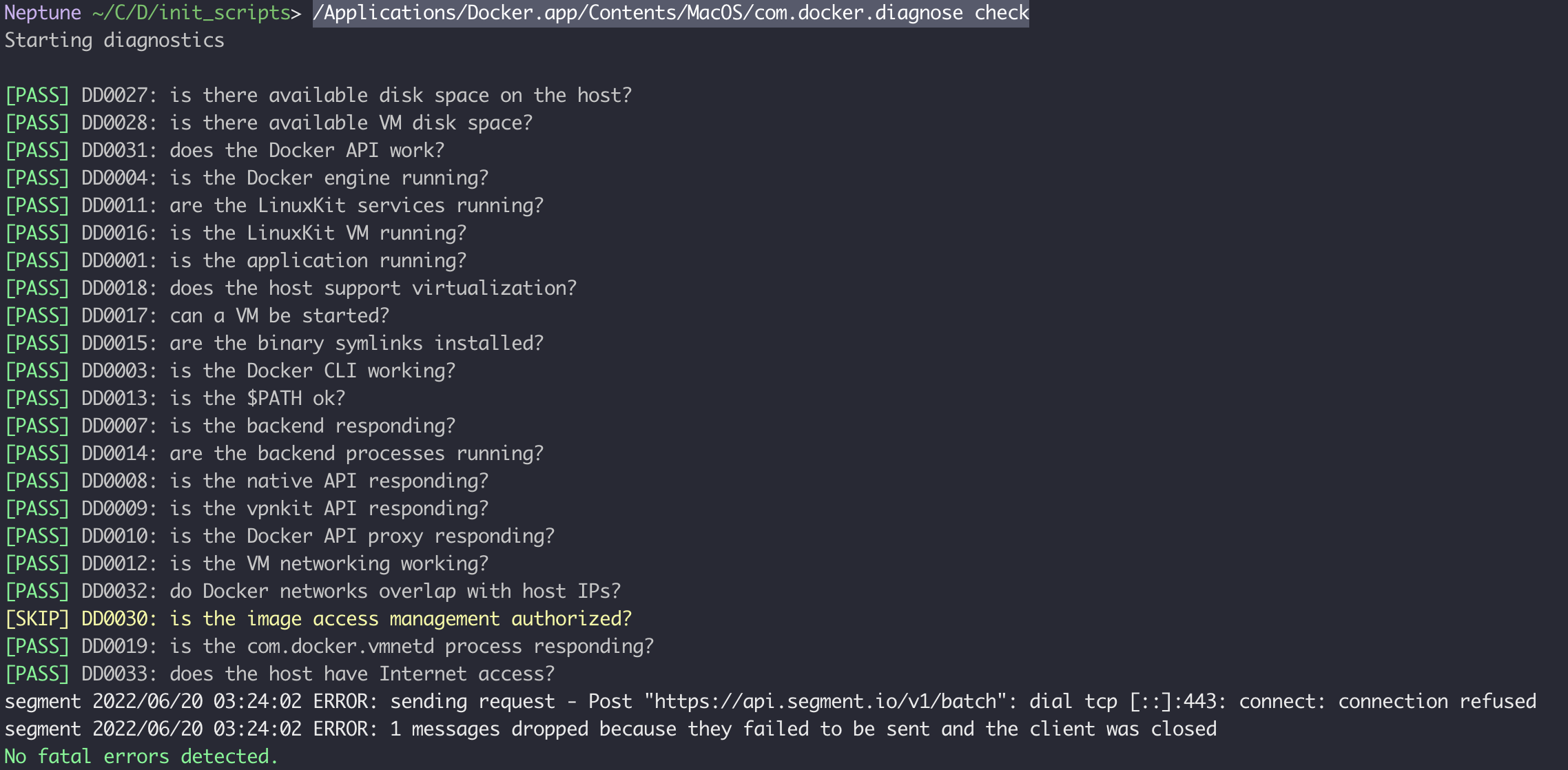 Fatal Error on startup · Issue #6371 · docker/for-mac · GitHub