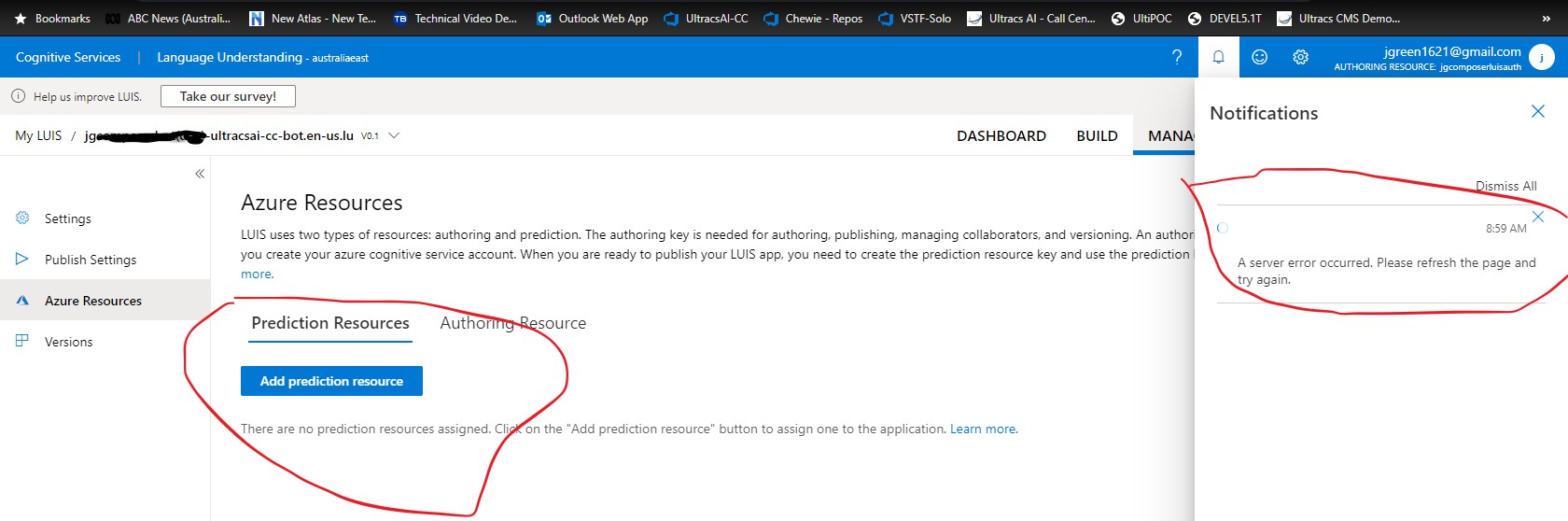 Publish fails with Failed to parse azure account information object object · Issue #6218 ...