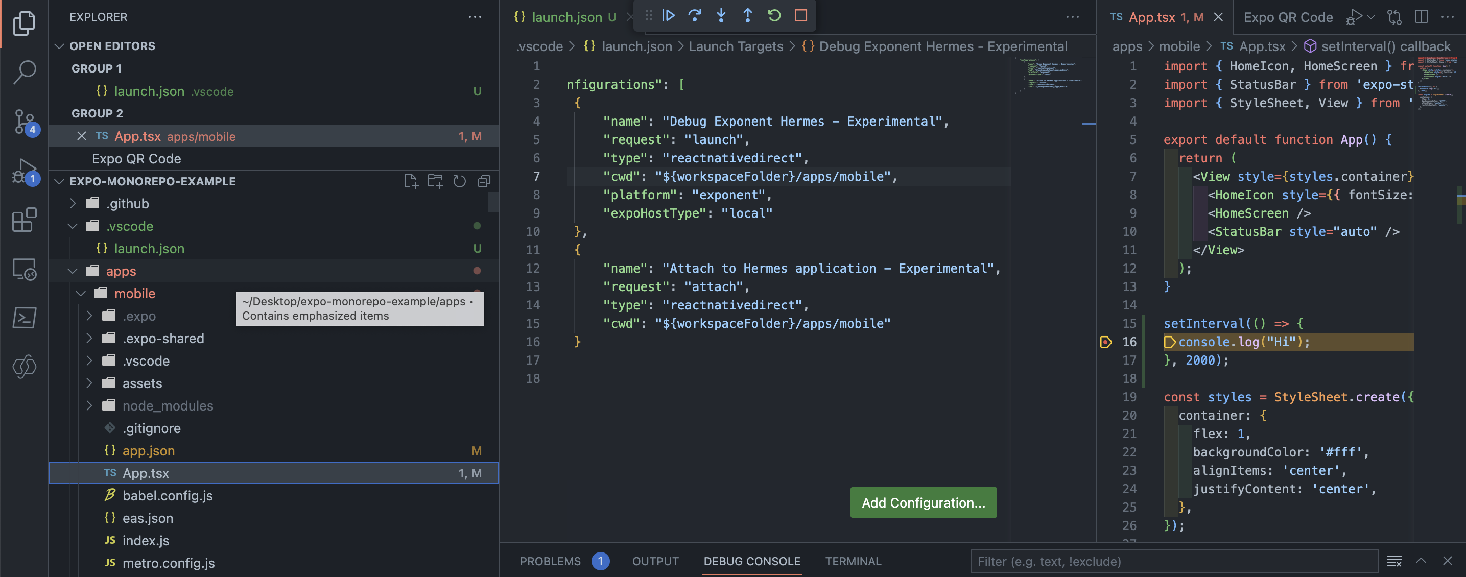 Bug Error Opn Package Location Not Found · Issue 1945 · Microsoftvscode React Native · Github 