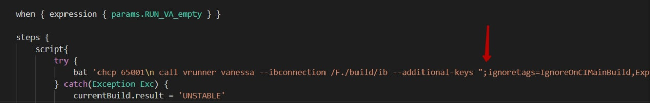 Некорректная работа ключа --additional-keys · Issue #512 · vanessa-opensource/vanessa-runner ...
