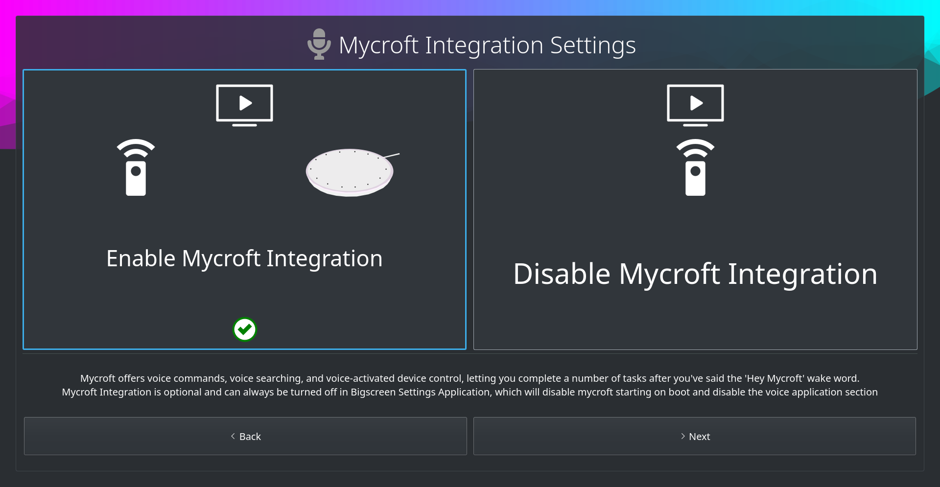 Add Mycroft Module for Bigscreen by AIIX · Pull Request #34 · pico-wizard/pico-wizard · GitHub