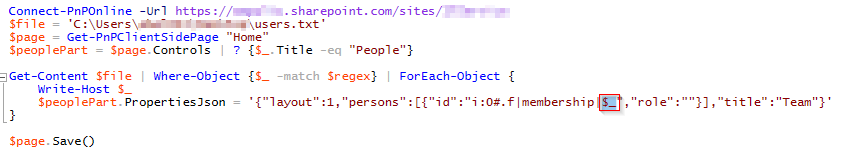 Couldnt Add Multiple People Webparts With Variables · Issue 1693 · Pnppnp Powershell · Github