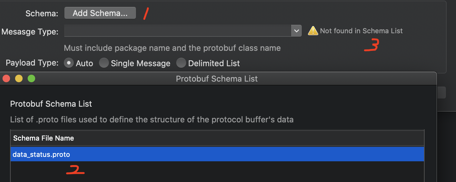 protobuf .proto added Successfully , unable to resolve message type... · Issue #849 ...
