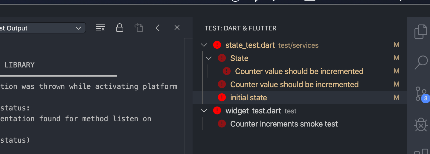 Current Test Hierarchy And State Pane · Issue 2180 · Dart Codedart Code · Github
