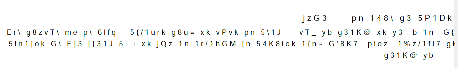 In IE browser, Instead of English letters am getting special characters ...