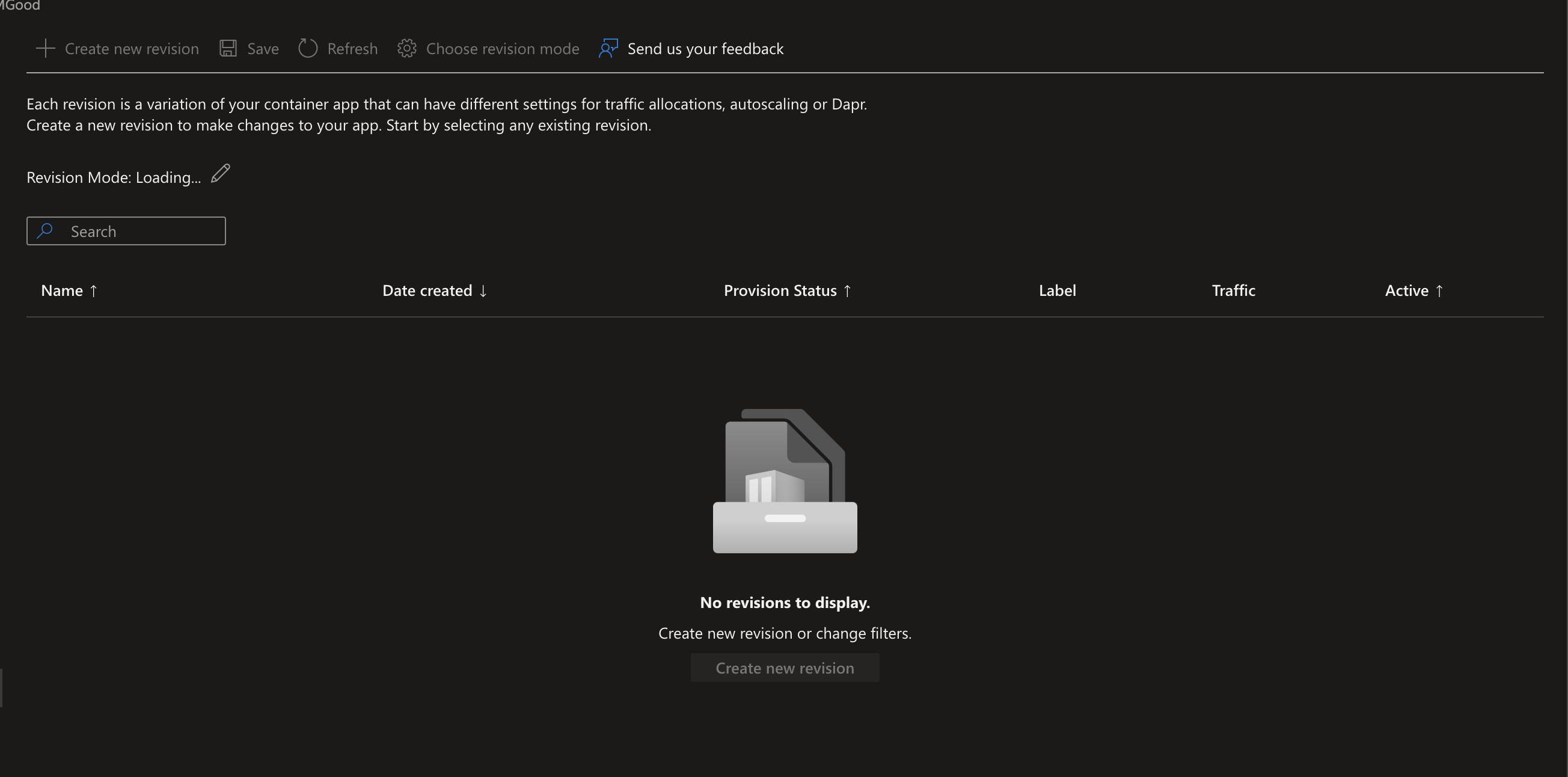 New Initial Revision Error · Issue 670 · Microsoft Azure Container