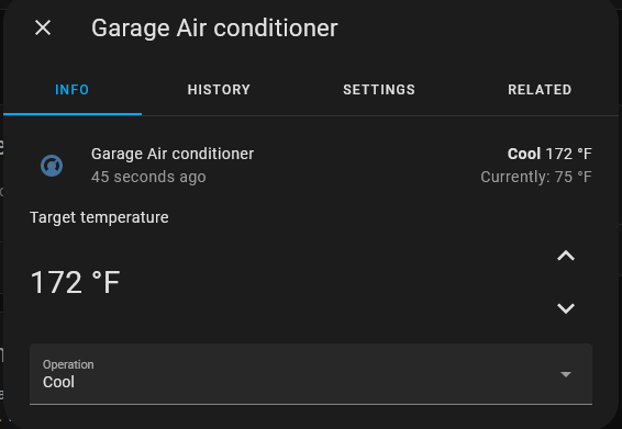 Tuya air conditioner uses incorrect unit of measurement for target temperature · Issue #79179 ...