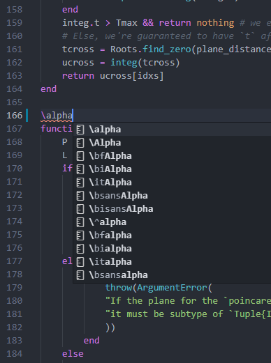 [DOC] How to enable "latex completion in Julia VS Code" · Issue #2181 ...